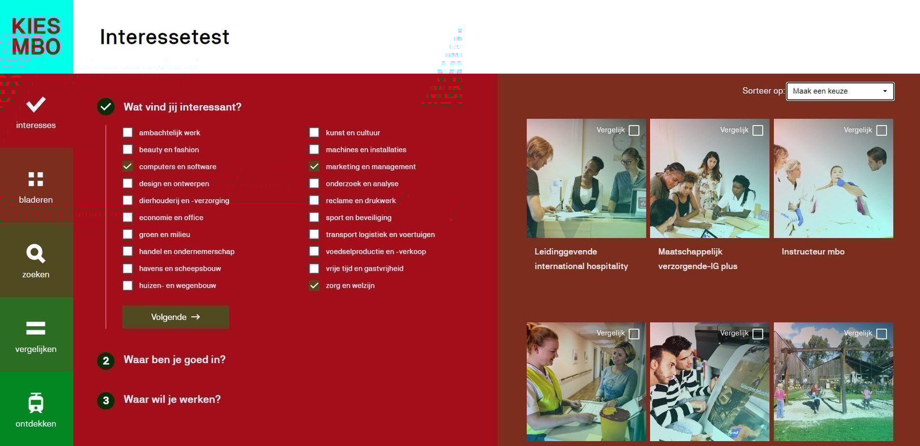 KiesMBO.nl: wat je kiest, ben je zelf | Studiekeuzelab